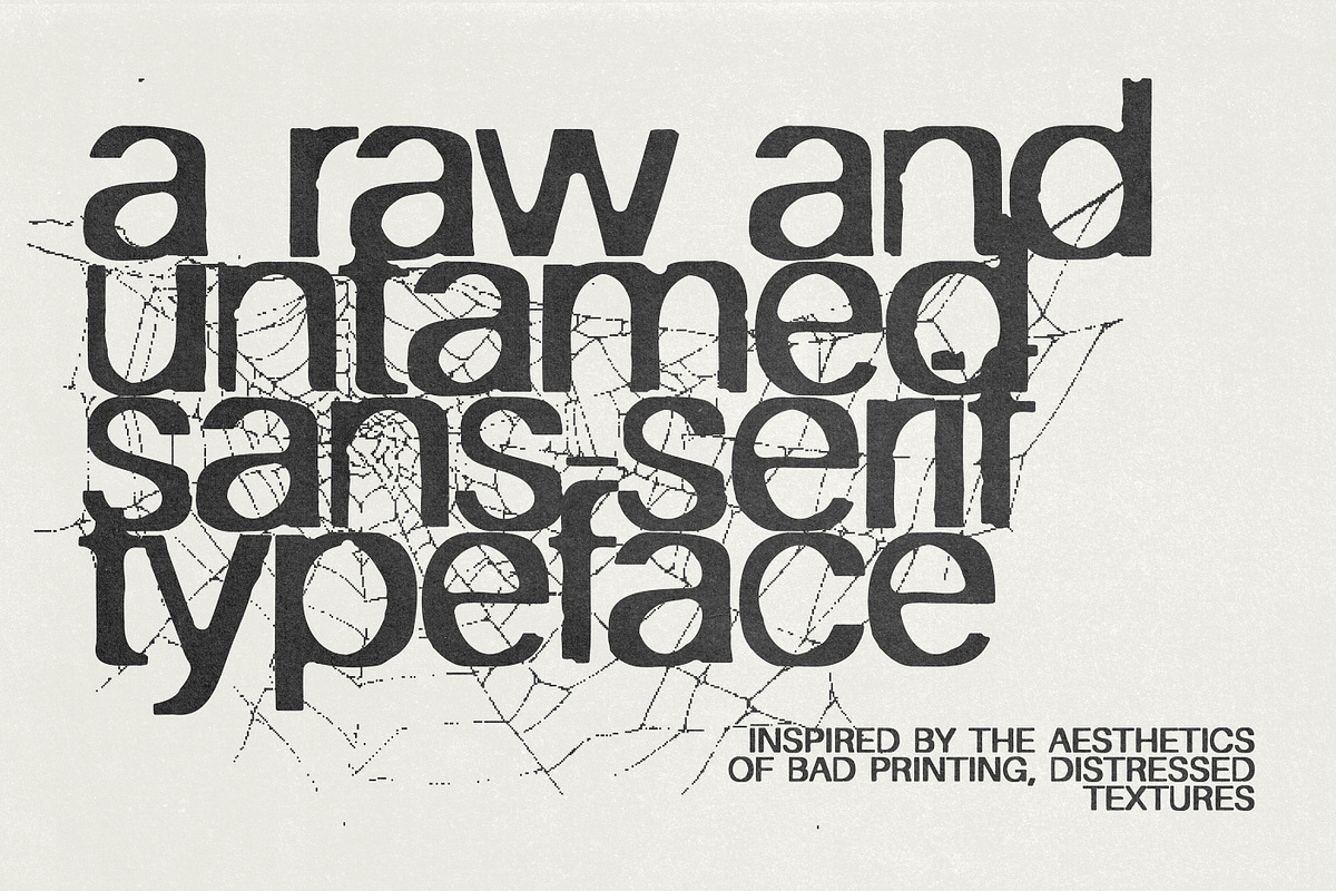 Scratch Storm Textured Typeface, a Sans Serif Font by softulka