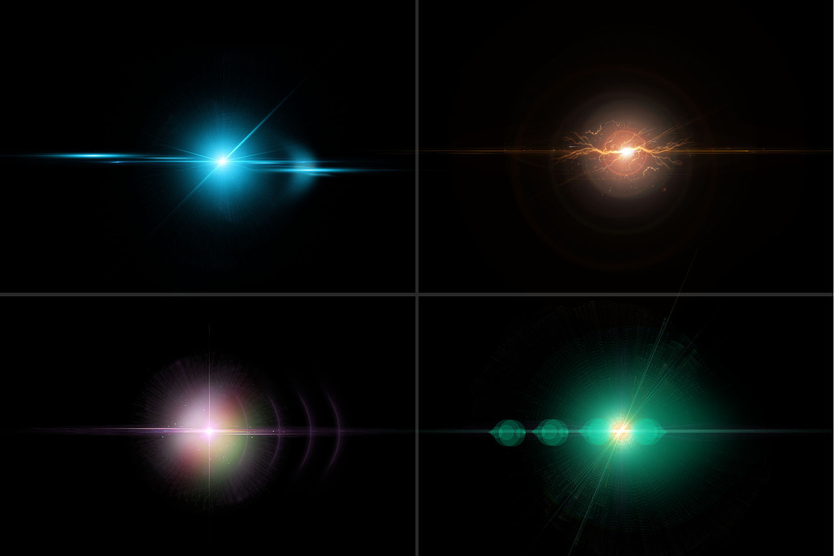 Lens Flares, a Layer Style Add-On by MRI STUDIO