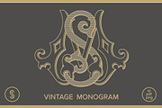MS Monogram SM Monogram, a Branding & Logo Template by Shuler Studio