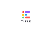 E App Logo, a Branding & Logo Template by baqoos