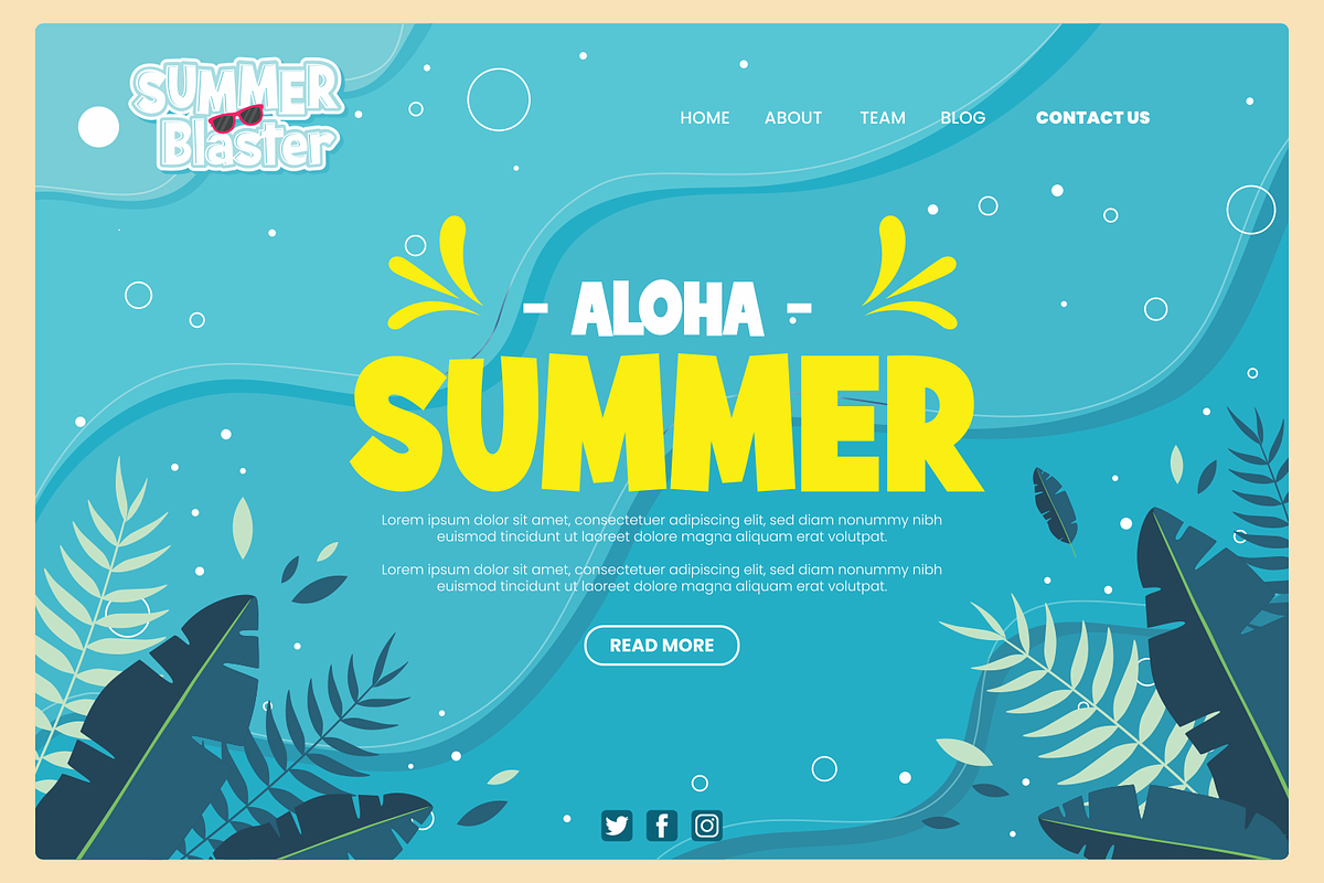 Summer Blaster, a Font by Fachranheit Studio