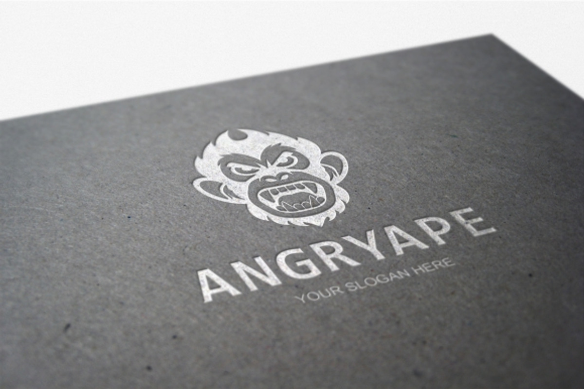Angry Ape Logo, a Branding & Logo Template by MotionMount