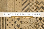 Stamped Kraft Digital Paper | Graphic Patterns ~ Creative Market
