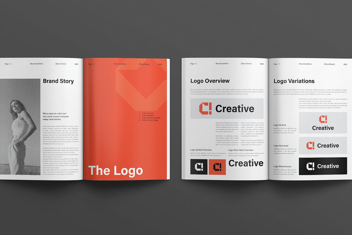 Brand Guideline Layout Design, a Brochure Template by MassiveCreator