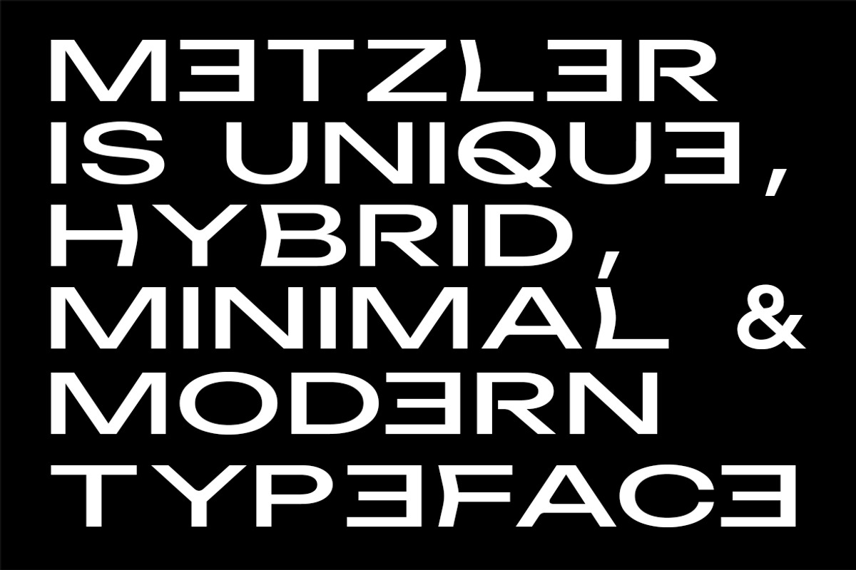 Metzler Modern Display Font, a Sans Serif Font by Webhance Studio