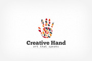 Creative Hand - Art that Speaks Logo, a Branding & Logo Template by ...