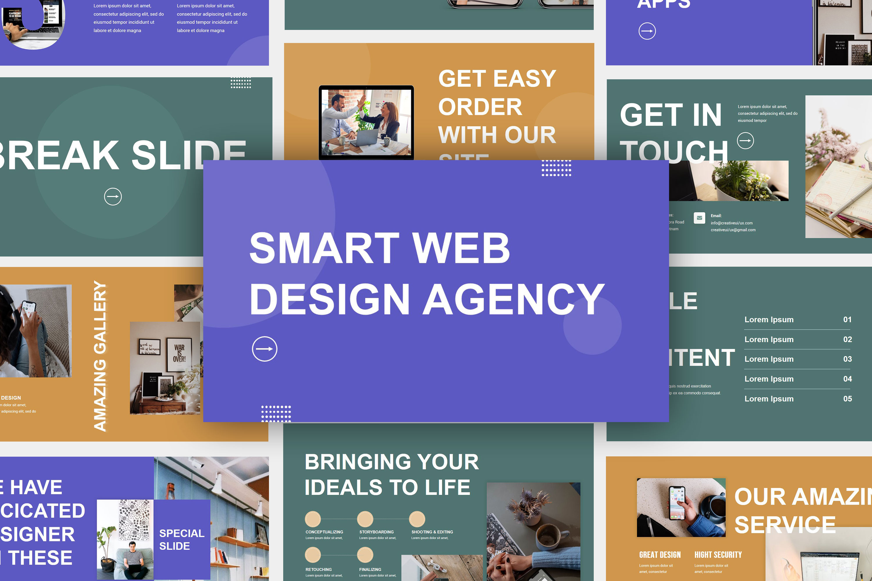 Web Design Powerpoint Template, a Presentation Template by Azruca