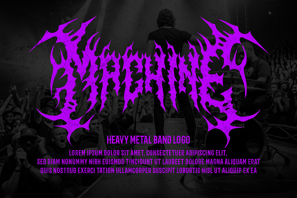 AZAROX DEATH METAL FONT, a Blackletter Font by Fonday Studio