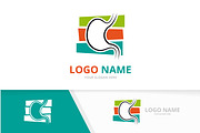 Gastroenterology logo combination, a Branding & Logo Template by GraphiShop