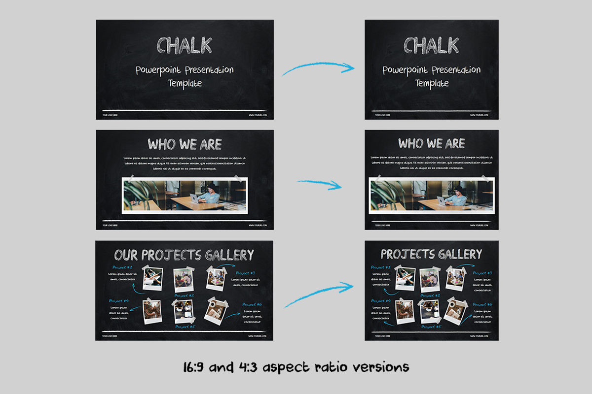 Chalk - Powerpoint Template, a Presentation Template by Helga_Design