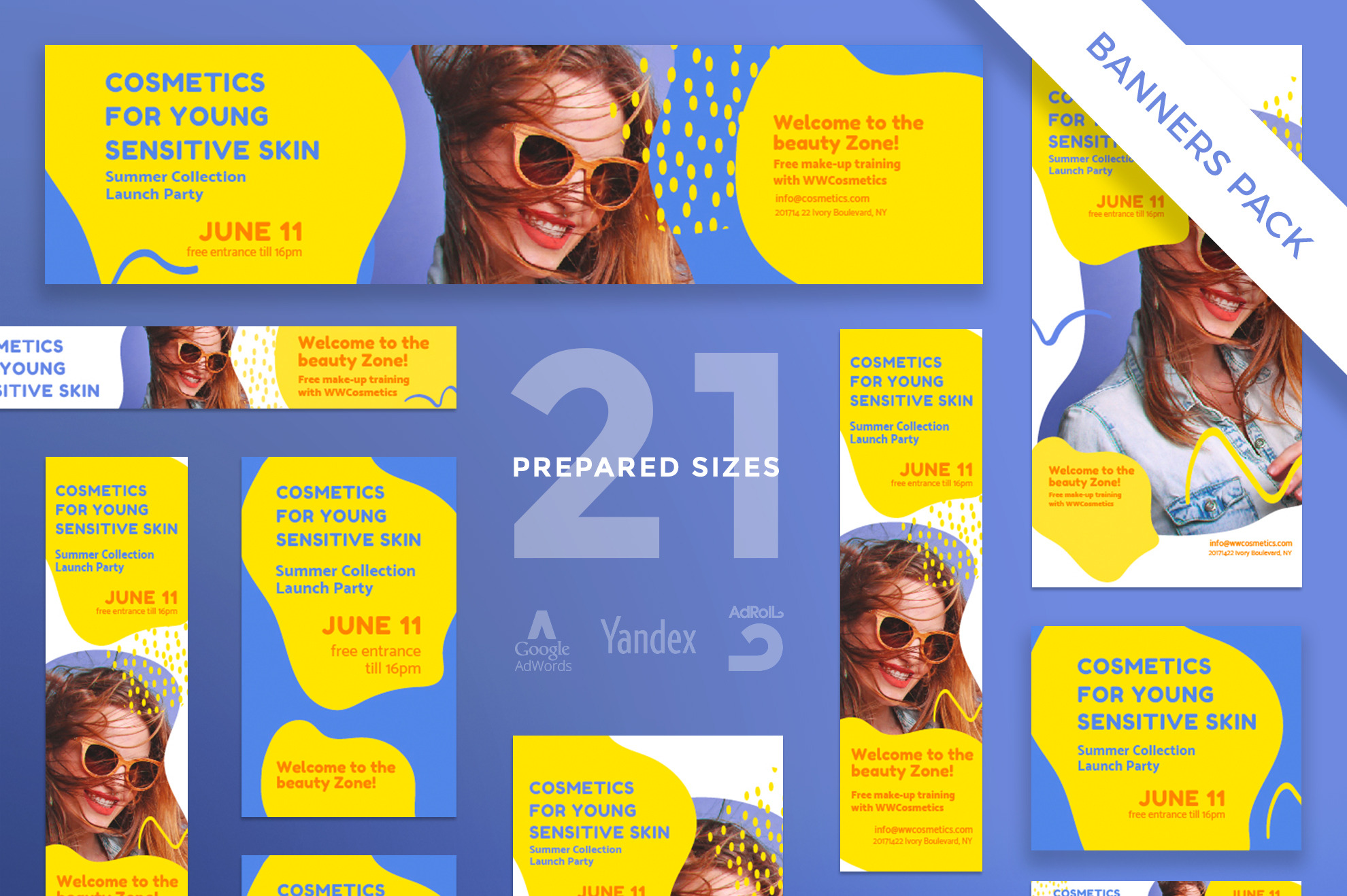 Banners Pack | Cosmetic Skin, a Templates & Theme by Amber Graphics