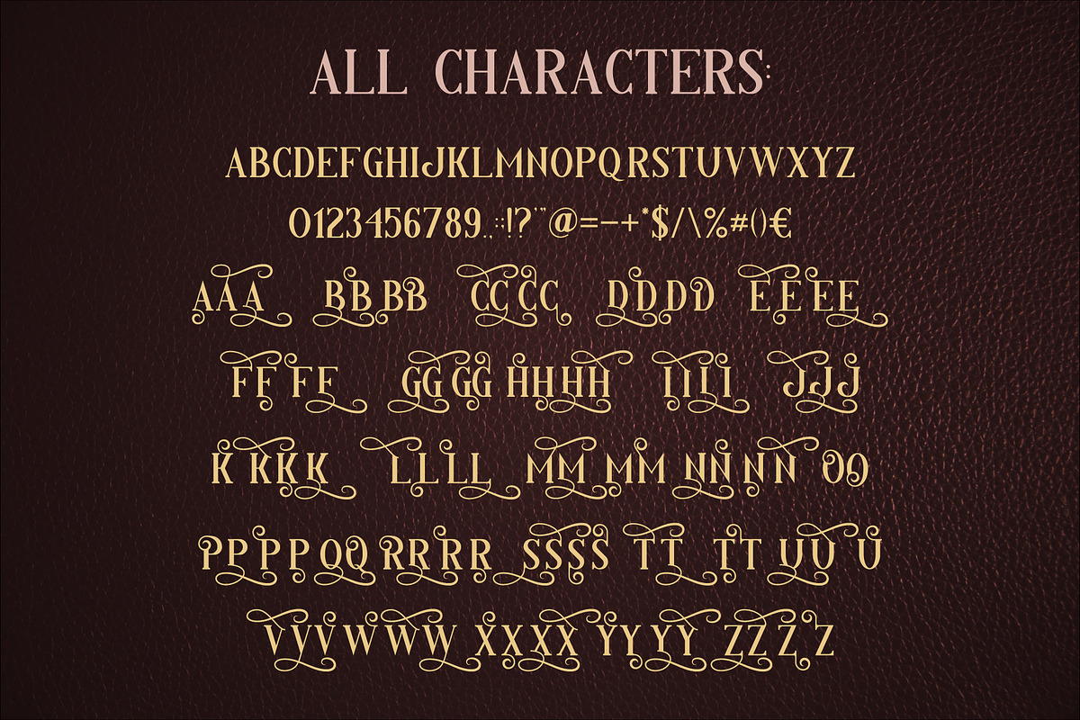 Fairy Tale Typeface, a Script Font by VozzyStock