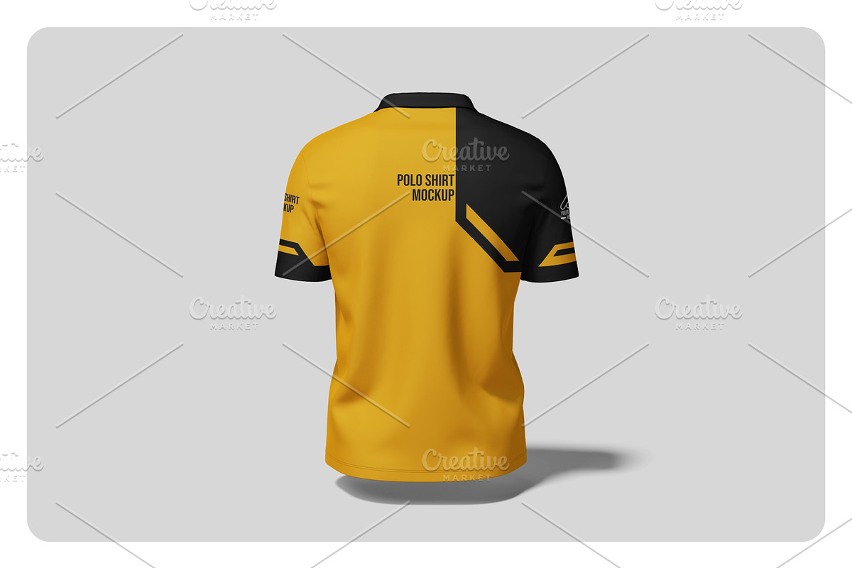 Polo Shirt Jersey Mockup, a Shirt Mockup by Pixie Creative