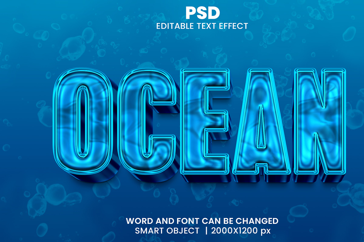 Modern 3d Text Effect Bundle PSD, a Layer Style Add-On by bdrobin ...