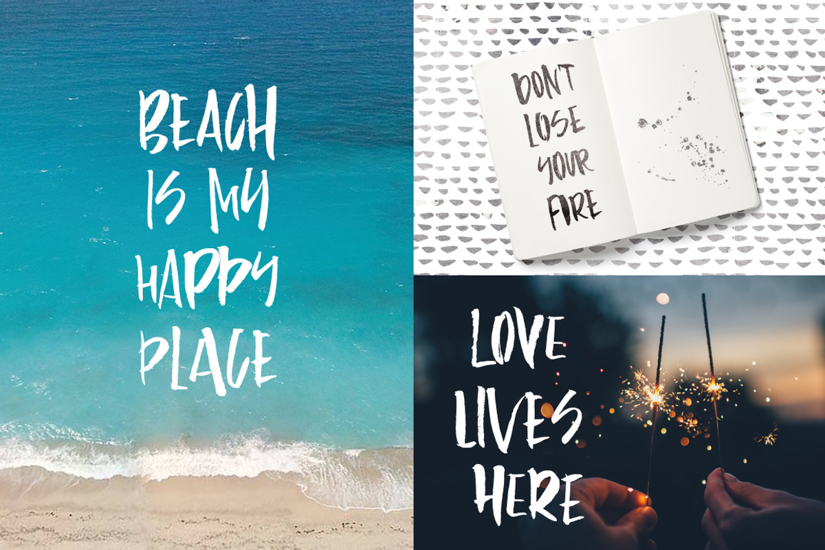 Firecracker - uppercase font, a Script Font by Favete Art