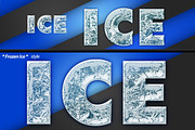 Realistic Ice Styles, a Layer Style Add-On by CleanLines