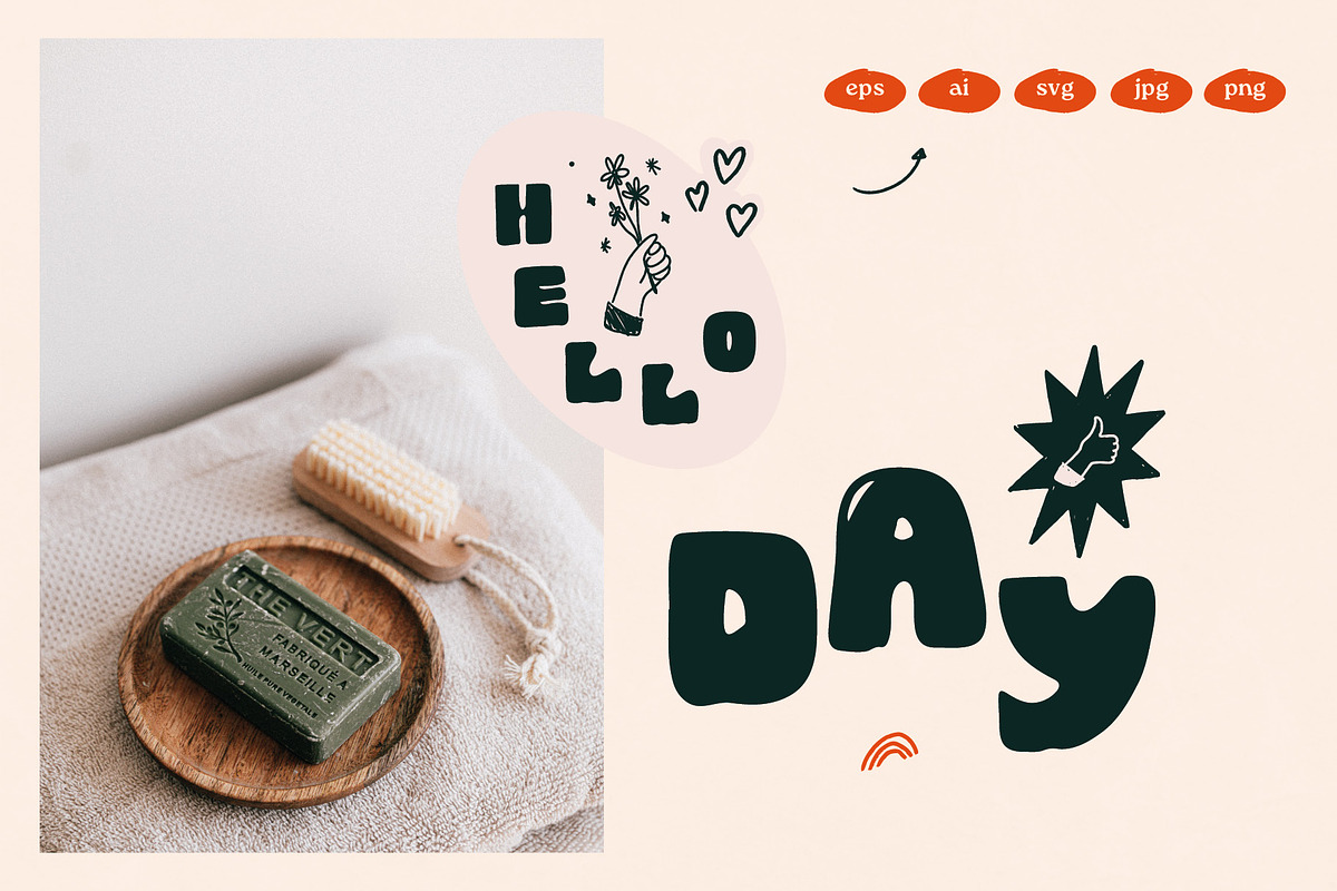 Modern Hand Illustrations Set