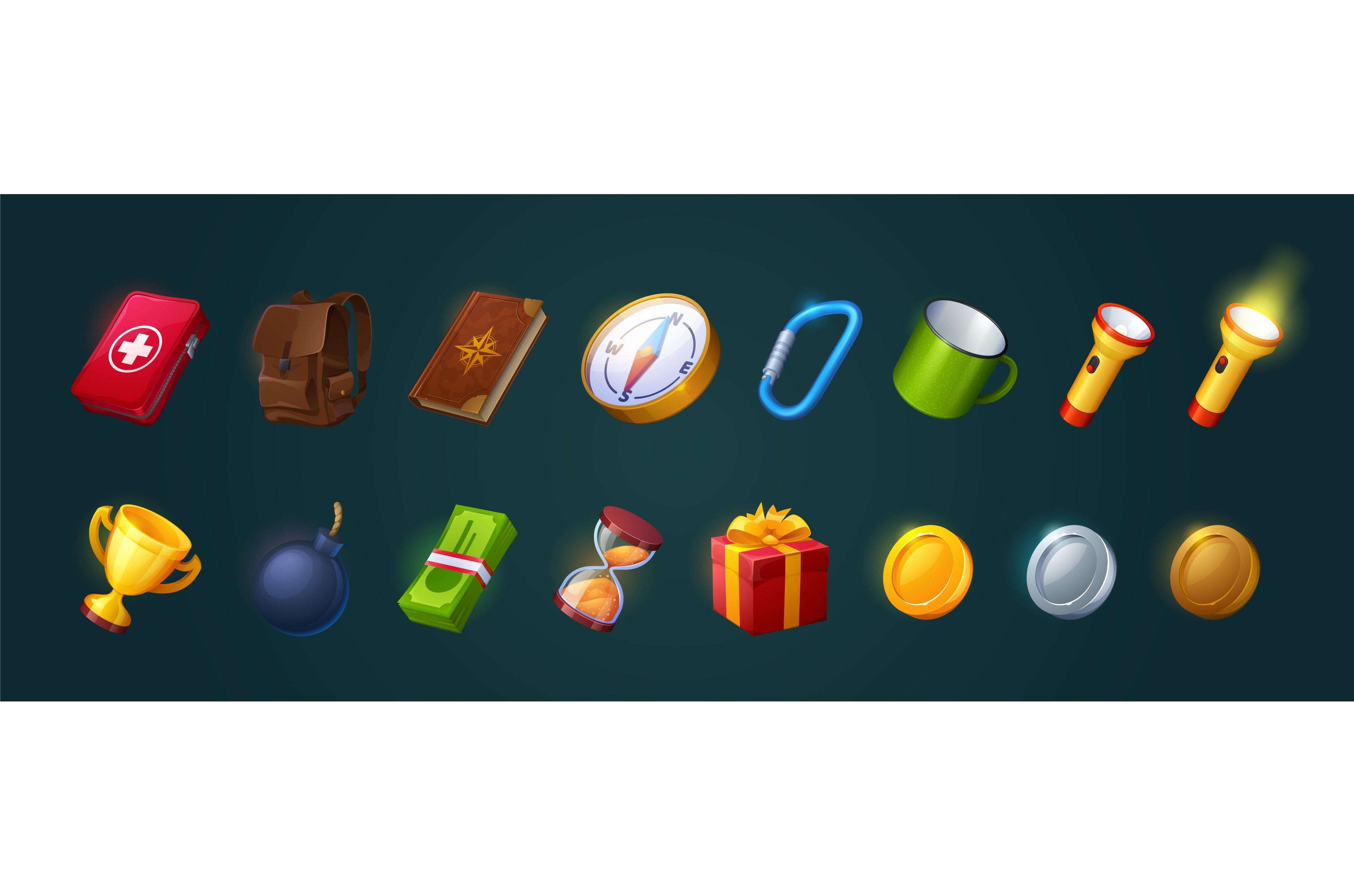 Game icons cartoon vector gui, an Object Graphic by art PVP - market