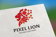 Pixel Lion Logo, a Branding & Logo Template by Design_Planet | Creative ...