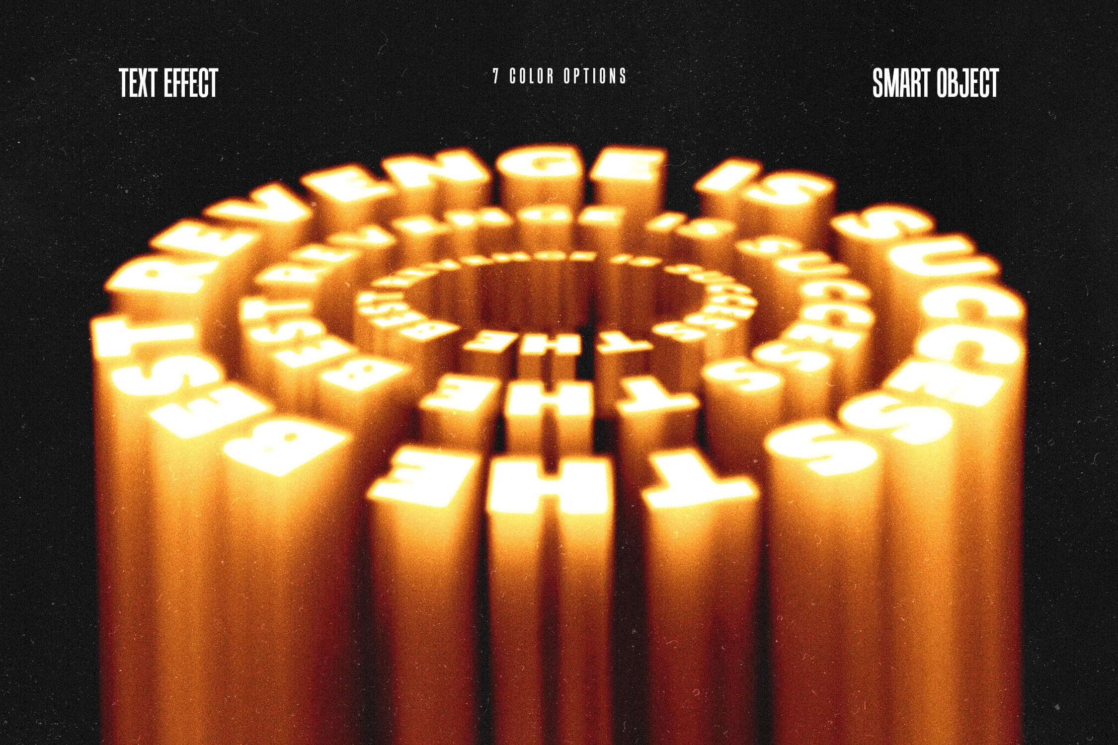 Magic Cycle Text Effect, a Layer Style Add-On by Design Squad