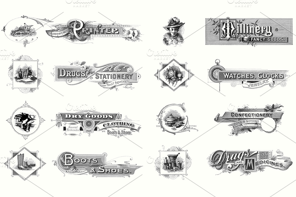 Electrotype Trade Cuts, an Animal Illustration by Blue Line Design