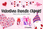 Valentine Bundle Clipart & Designs, an Object Graphic by DesignAbility