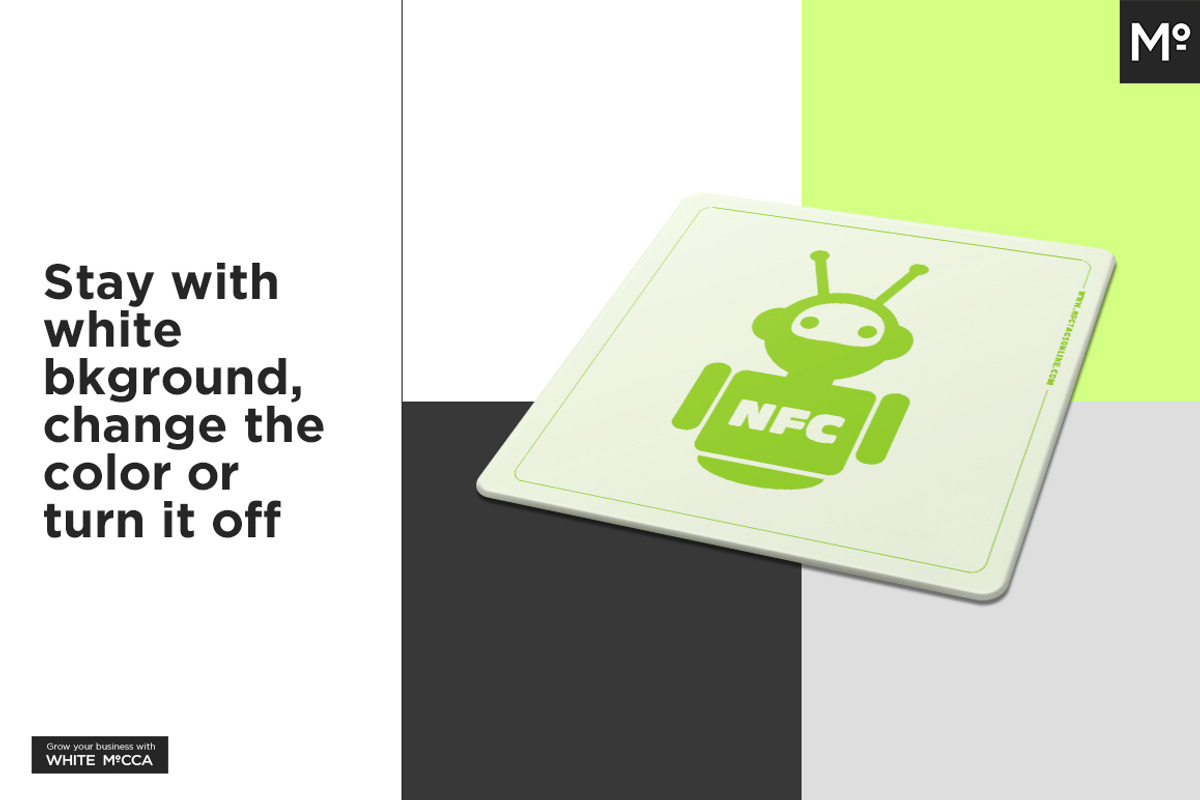 NFC Tag Mock-up, a Product Mockup by Mocca Mockups Store