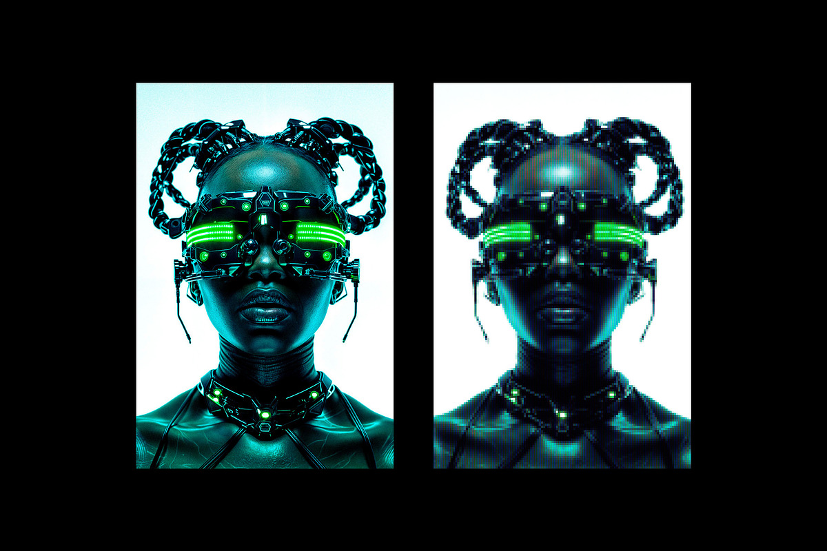 Pixelated Screen Poster Effect, a Layer Style Add-On by Design Squad