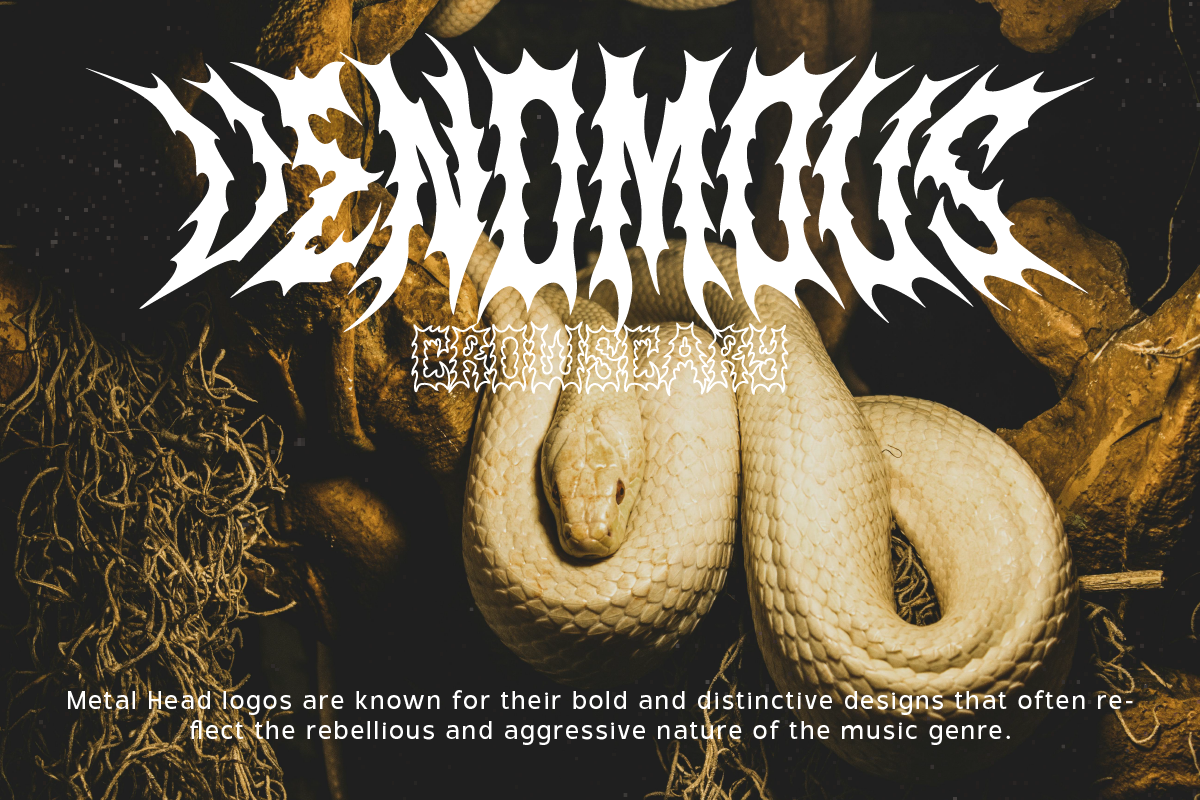 Scrowns Metalhead Font