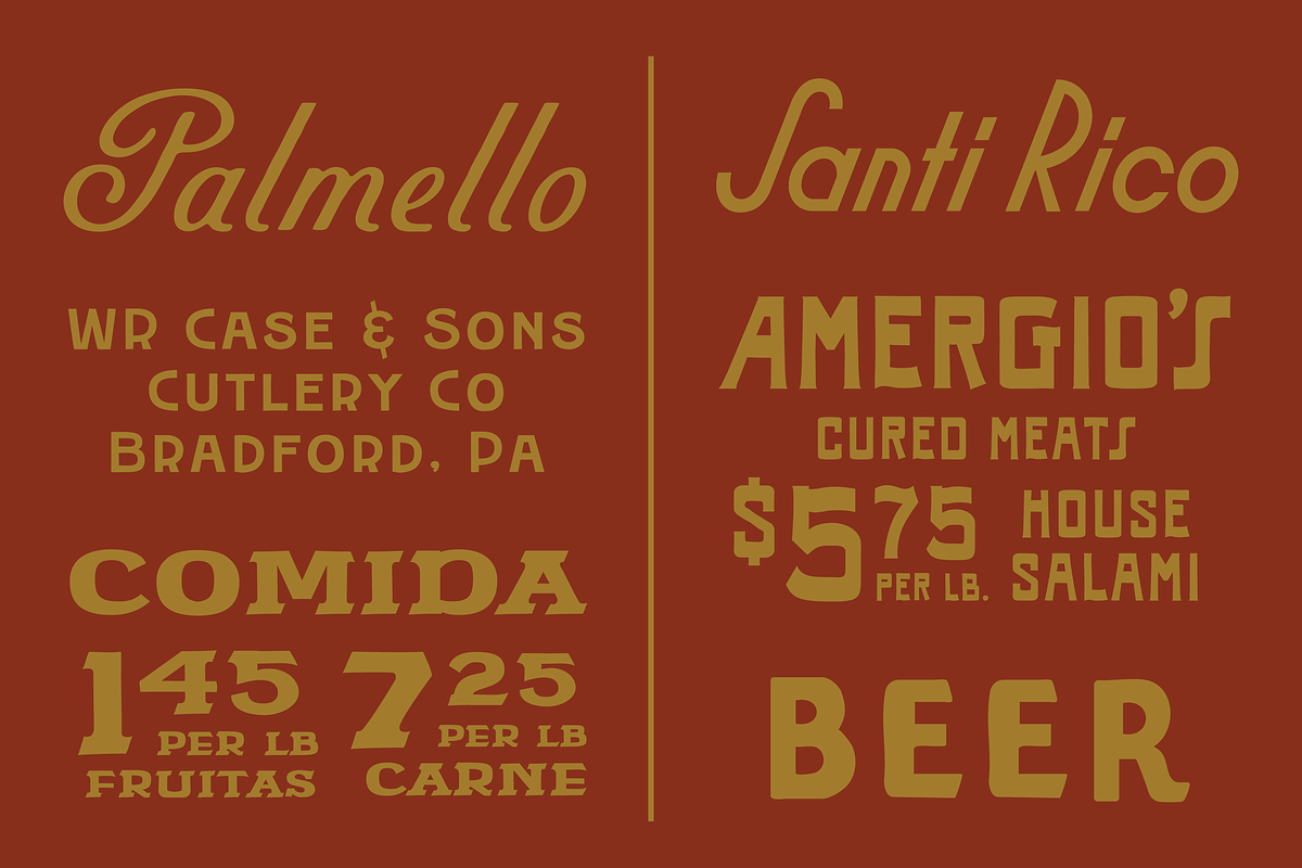 SAMPLE FONT COLLECTION