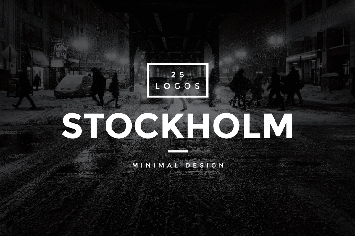 Stockholm - 25 Modern Vintage Logos, a Branding & Logo Template by Mats ...