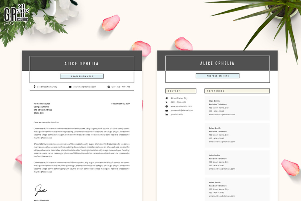5 Pages Resume - CV Template, a Resume Template by GResume