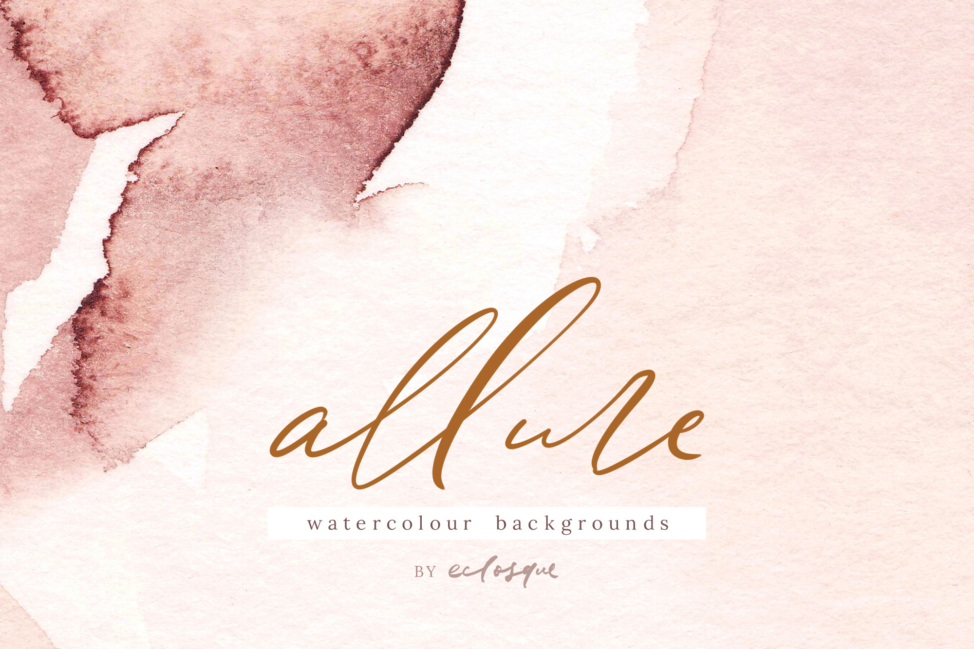 Allure Watercolour Art Backgrounds, a Texture Graphic by eclosque