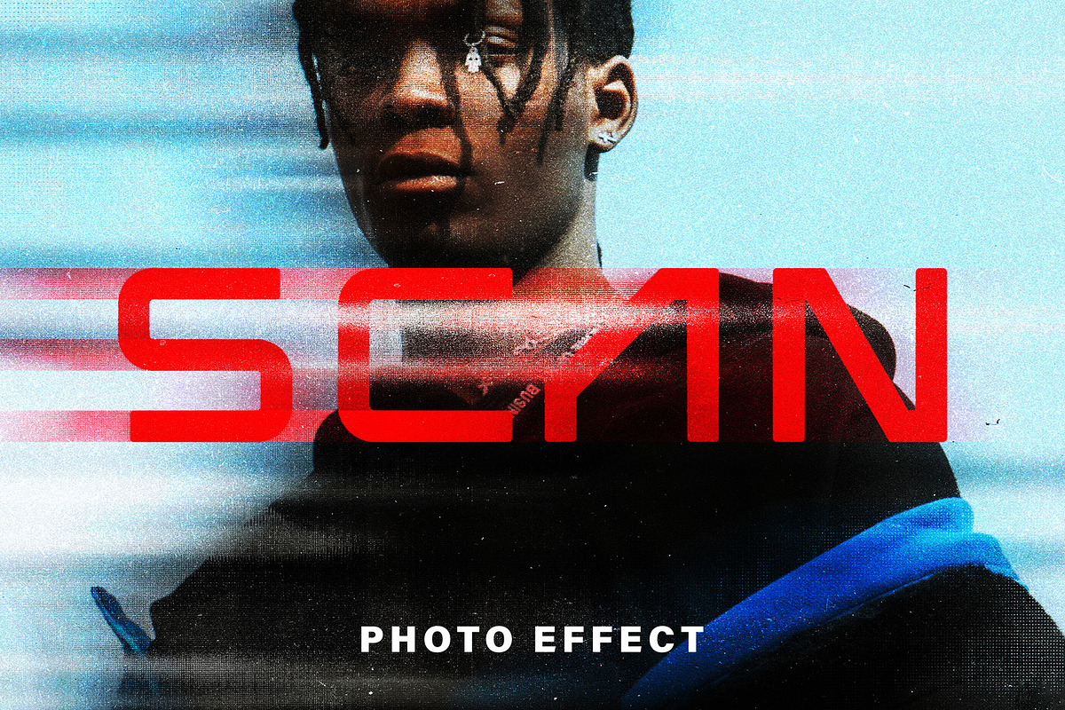 Retro Scan Photo Effect, a Layer Style Add-On by Design Squad