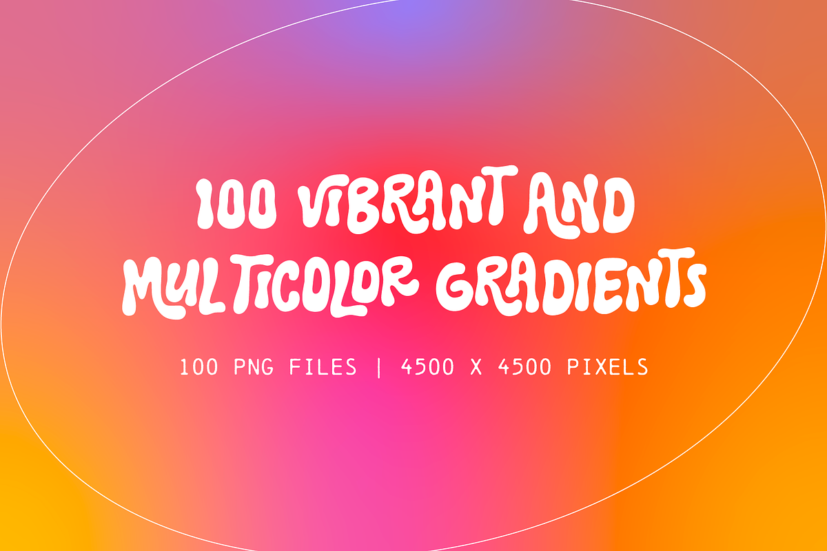 100 Vibrant Multi-Color Gradients