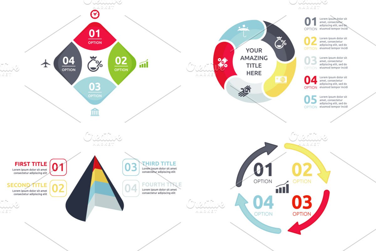 Flexible Infographic Bundle, a Presentation Template by Infographic ...