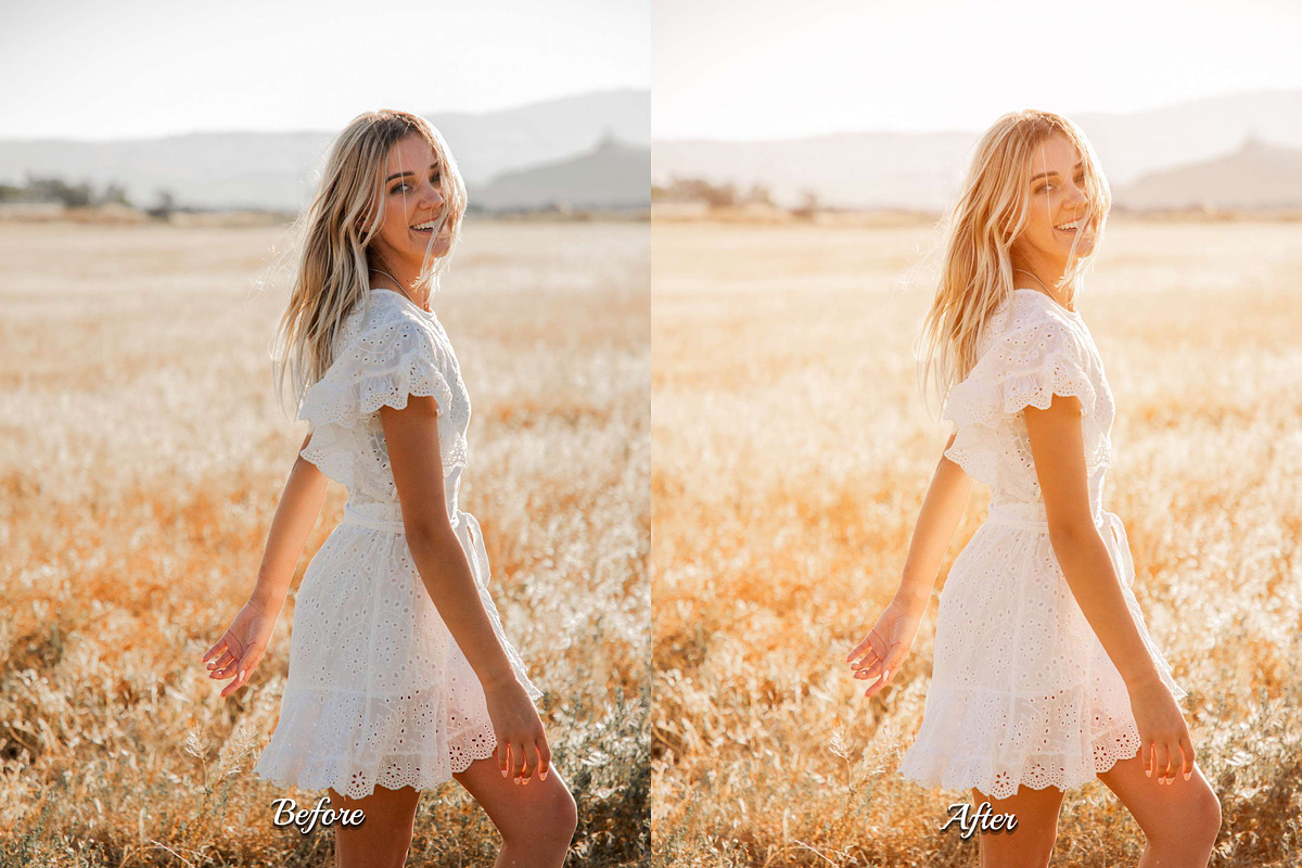 50 Amber Photoshop Overlays