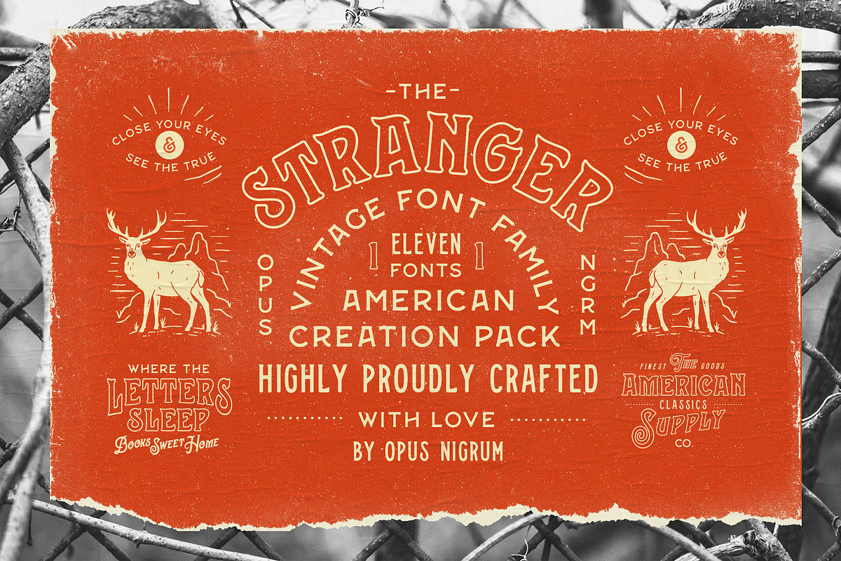 Stranger Font Collection
