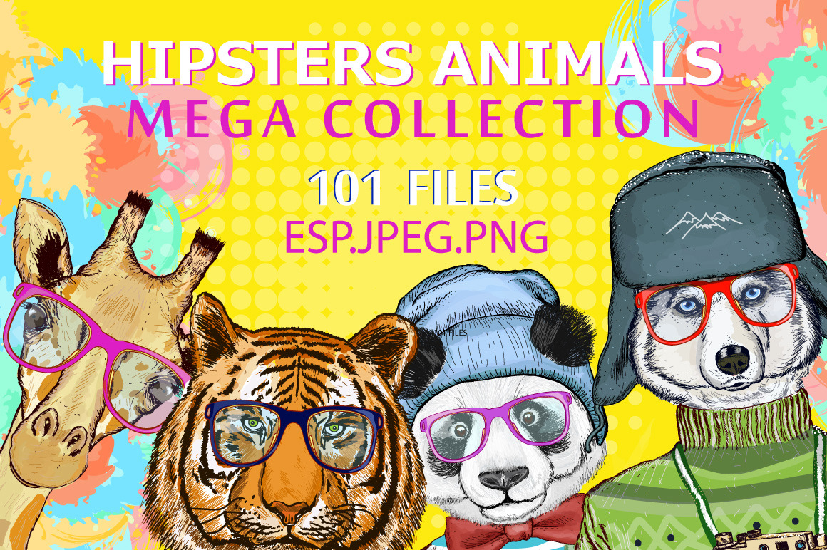 Hipsters animals, a Graphic by intueri