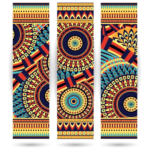 ethnic pattern cards | Decorative Illustrations ~ Creative Market