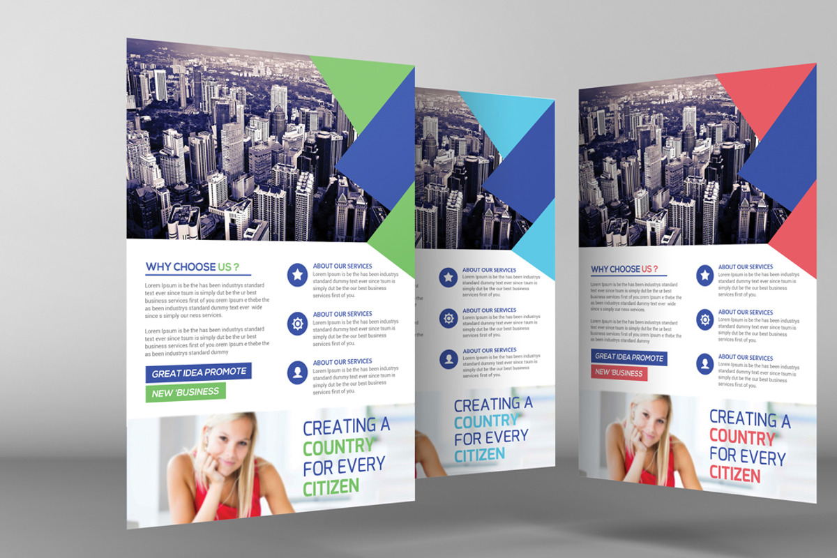 Corporate Strategy Flyer Template, a Flyer Template by graphicforest