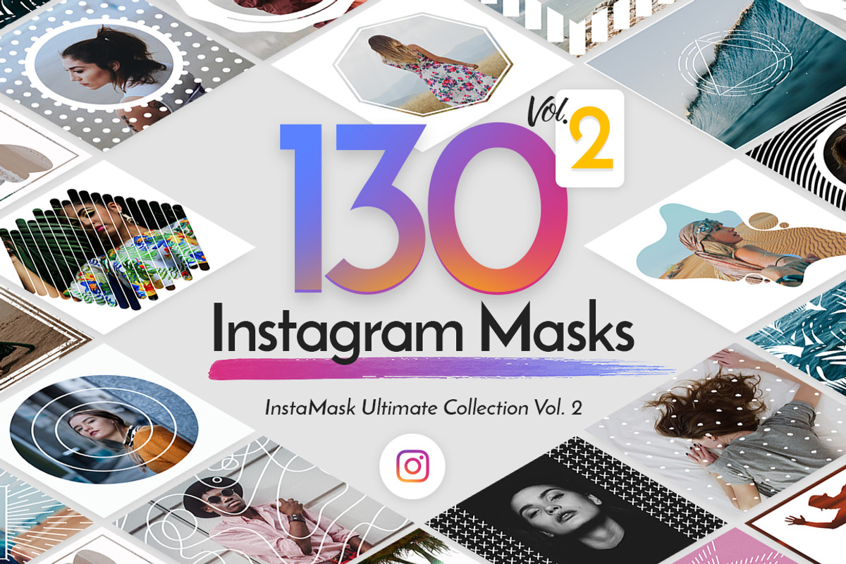 Instagram Masks Vol. 2, a Social Media Template by NordWood