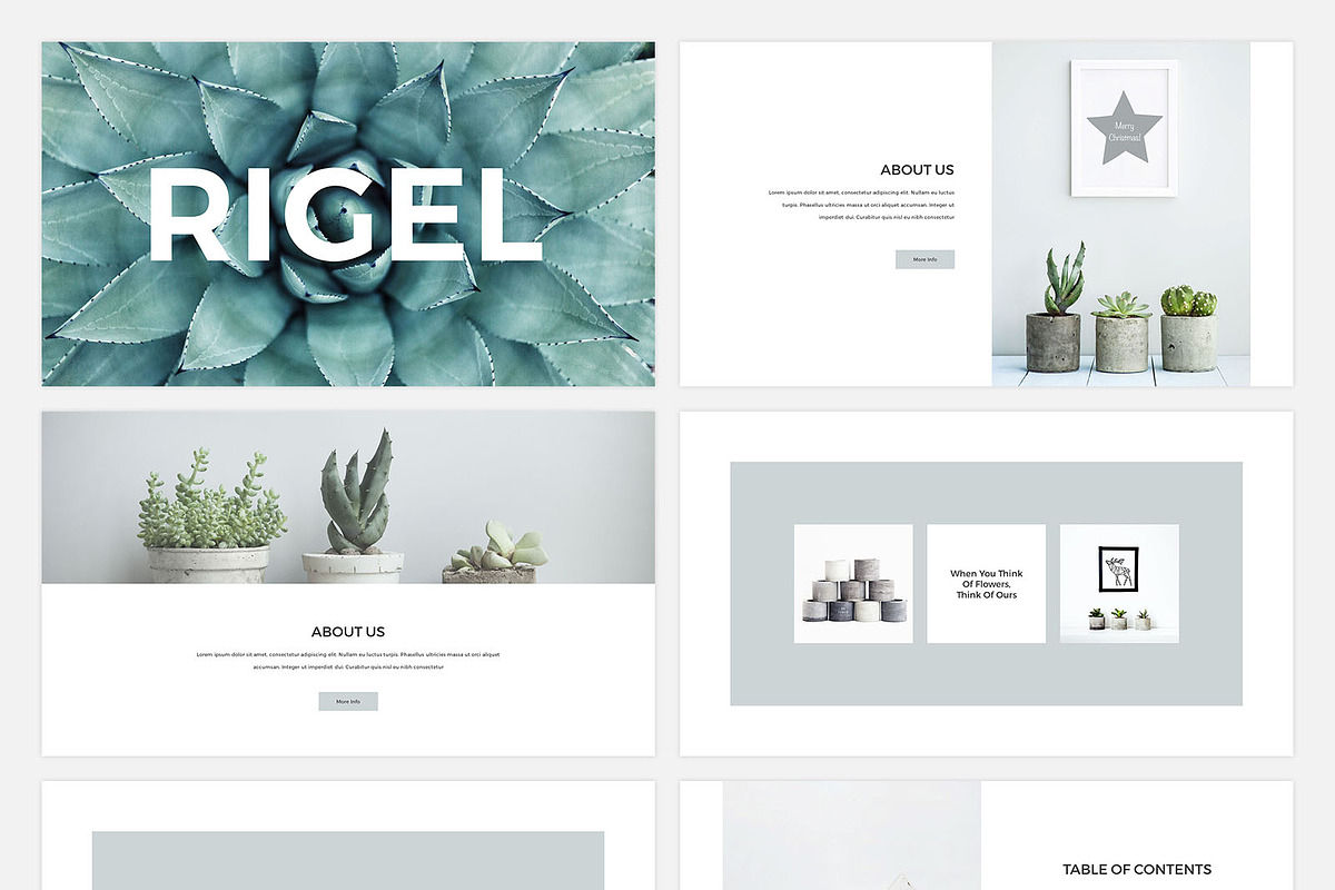 Rigel Presentation Template, a Presentation Template by SlideStation