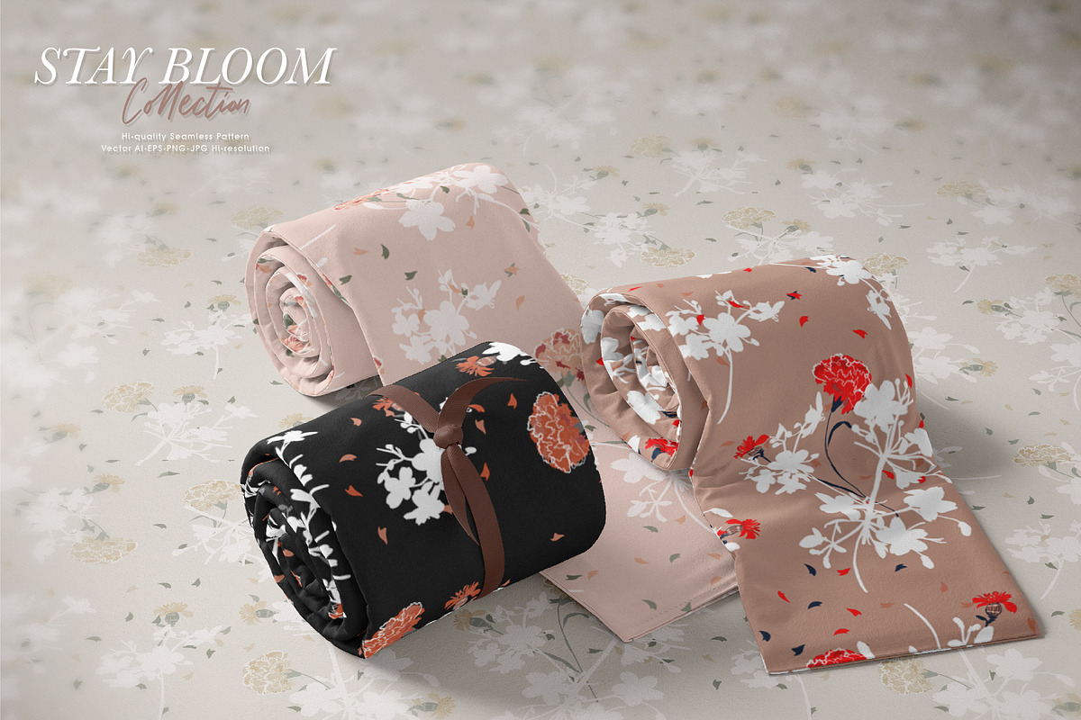 STAY BLOOM Collection, a Pattern Graphic by MSNTY STUDIOX