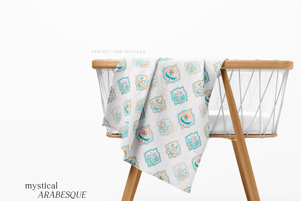 Mystical Arabesque, a Decorative Illustration by annartdreams