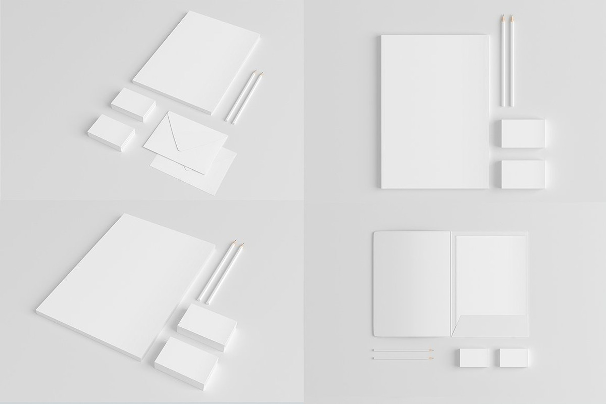 60psd Branding Mockup Bundle, a Pens & Pencil Mockup by GraphicWave