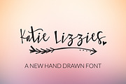 Katie Lizzies Hand Lettering Font | Script Fonts ~ Creative Market