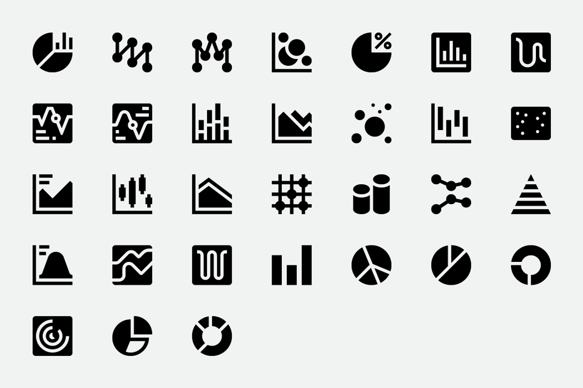Basicons / Business / Charts, an Outline Icon by EDT.Graphics ...