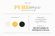 Margo Font Duo w/ 6 Bonus Logos, a Script Font by Jen Wagner Co