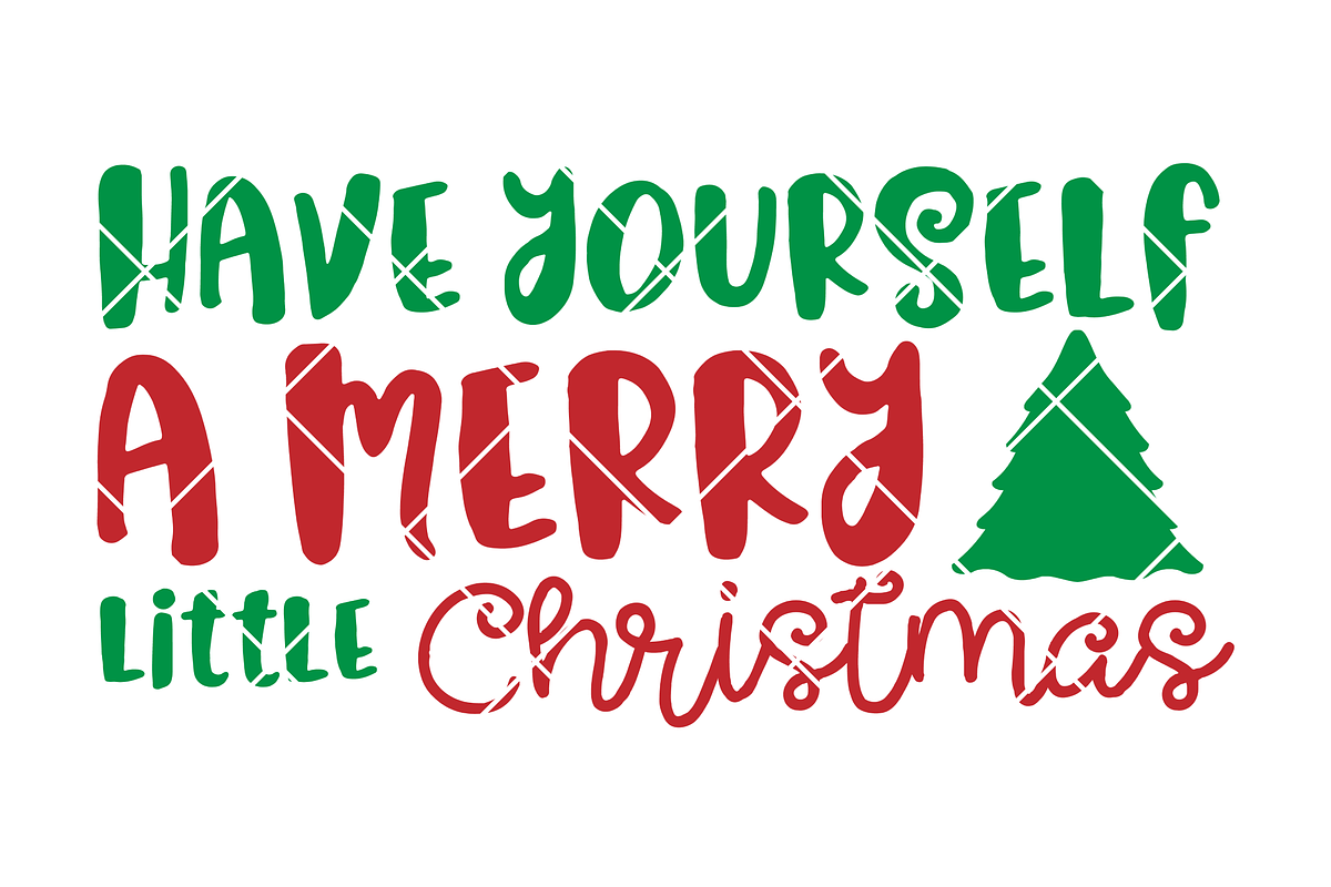Christmas SVG Bundle Cricut Cut File, an Illustration by SavanasDesign